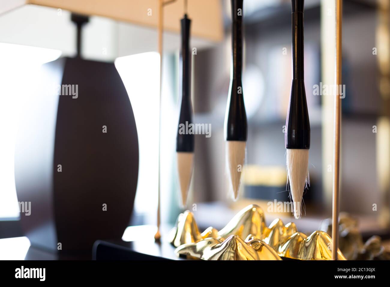 Calligraphy brushes hi-res stock photography and images - Alamy