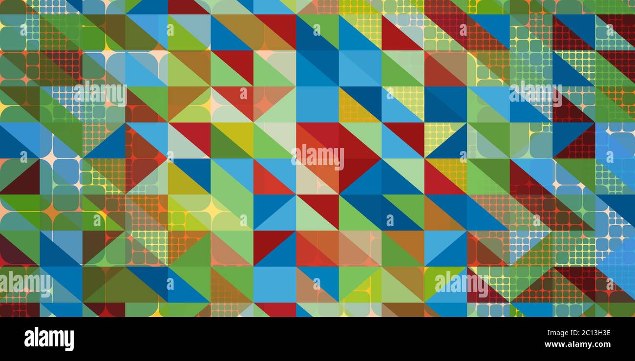 Triangles art background hi-res stock photography and images - Alamy