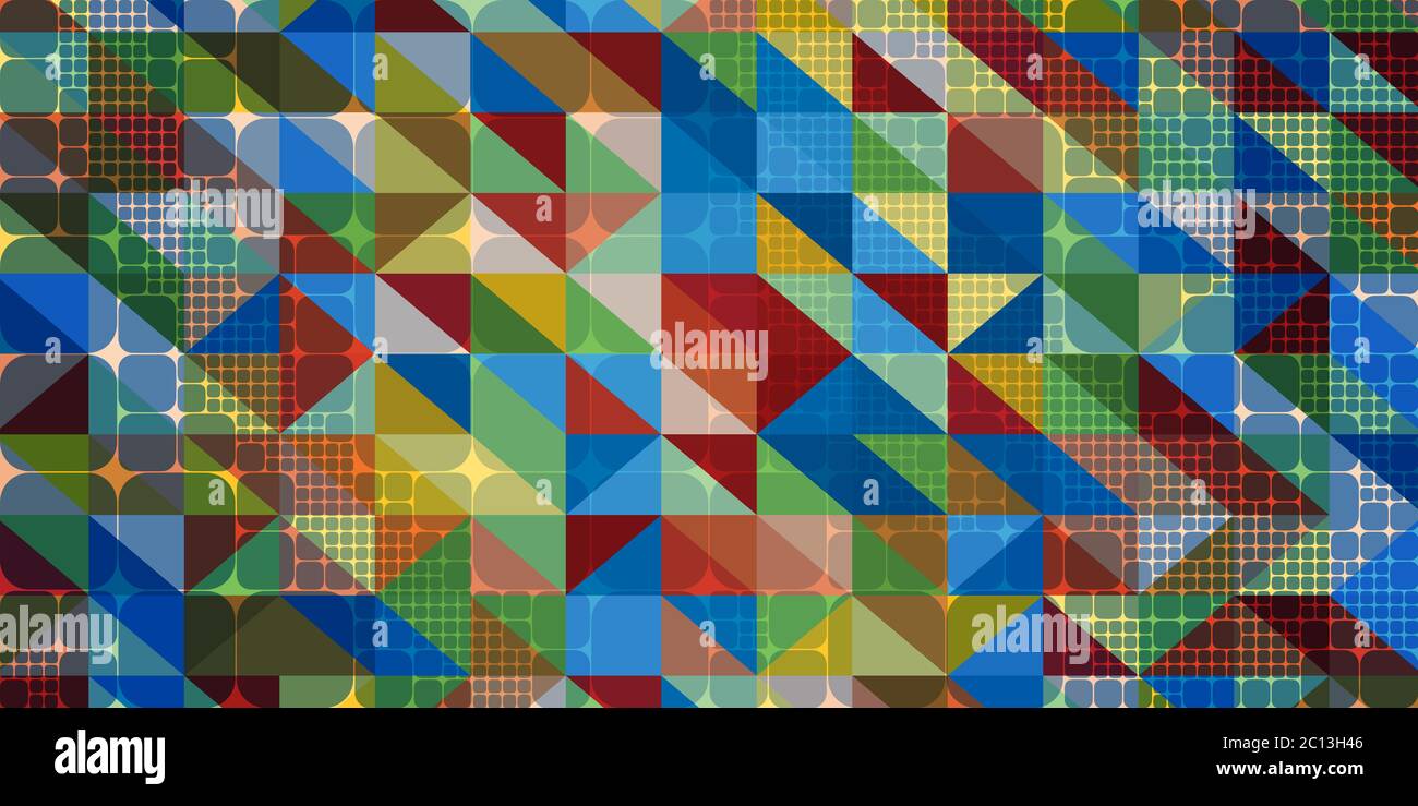 Triangles art background hi-res stock photography and images - Alamy