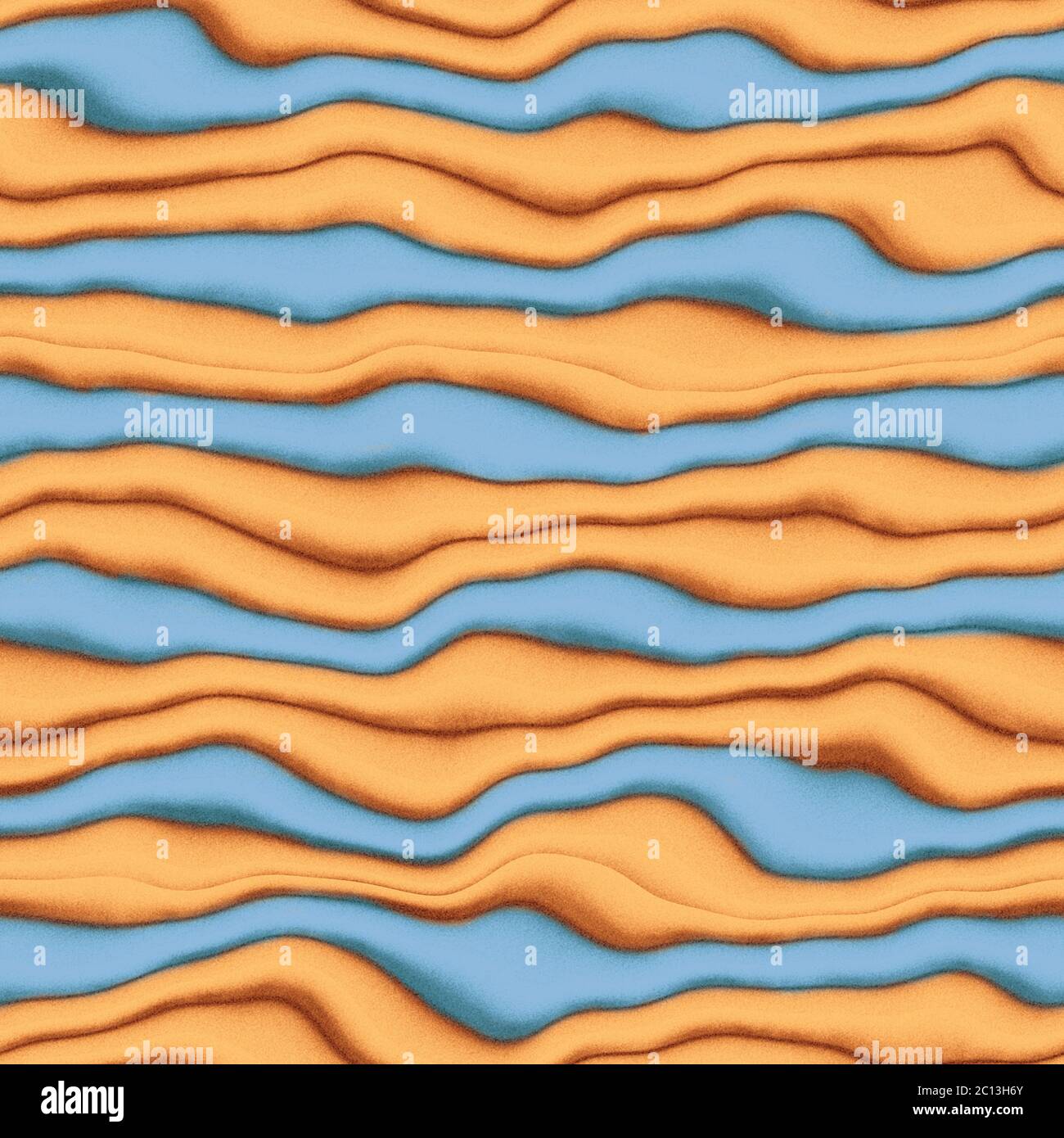 closeup seamless abstract texture of sand. Repeatable wave pattern ...