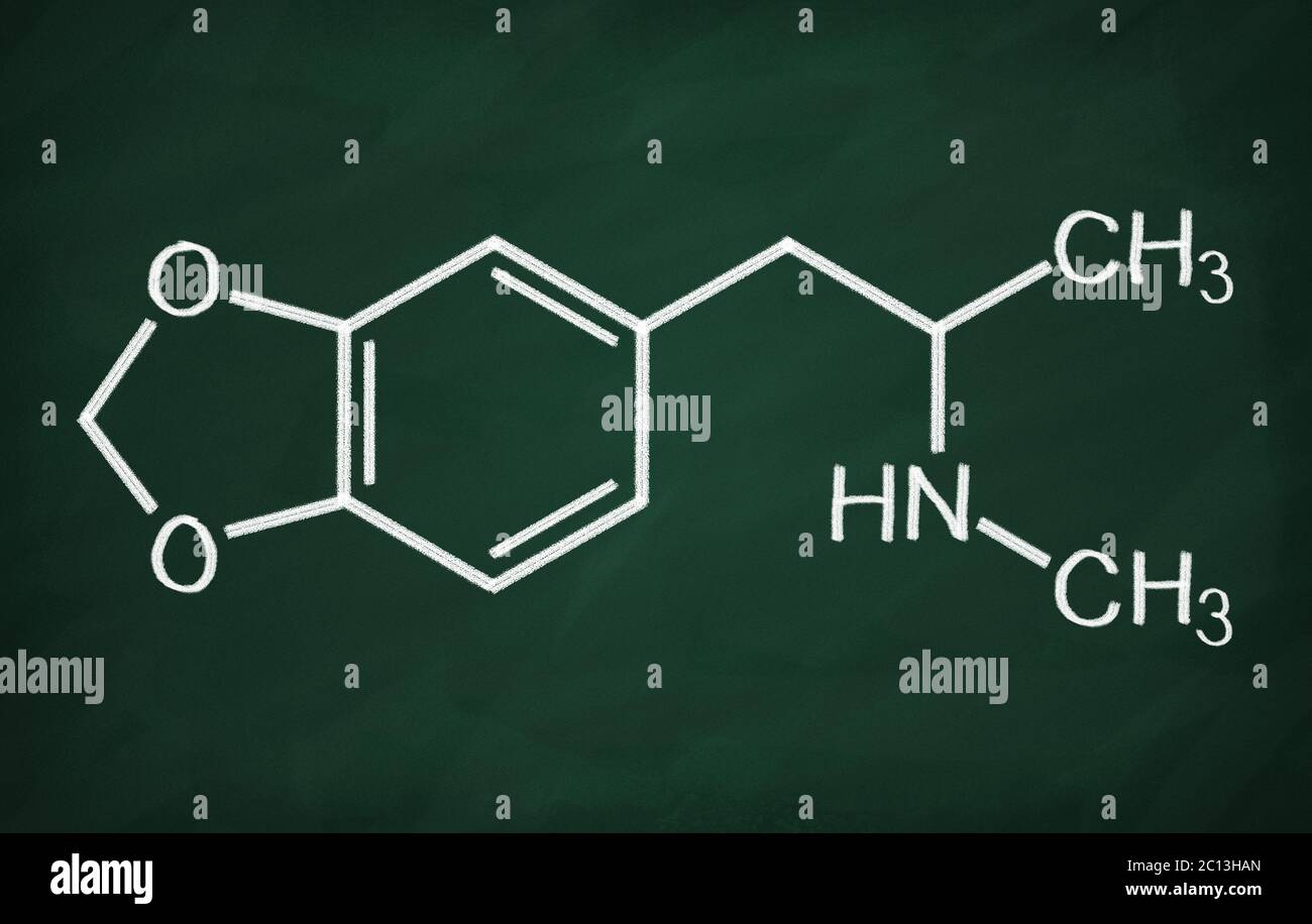 Structural model of MDMA (ecstasy Stock Photo - Alamy