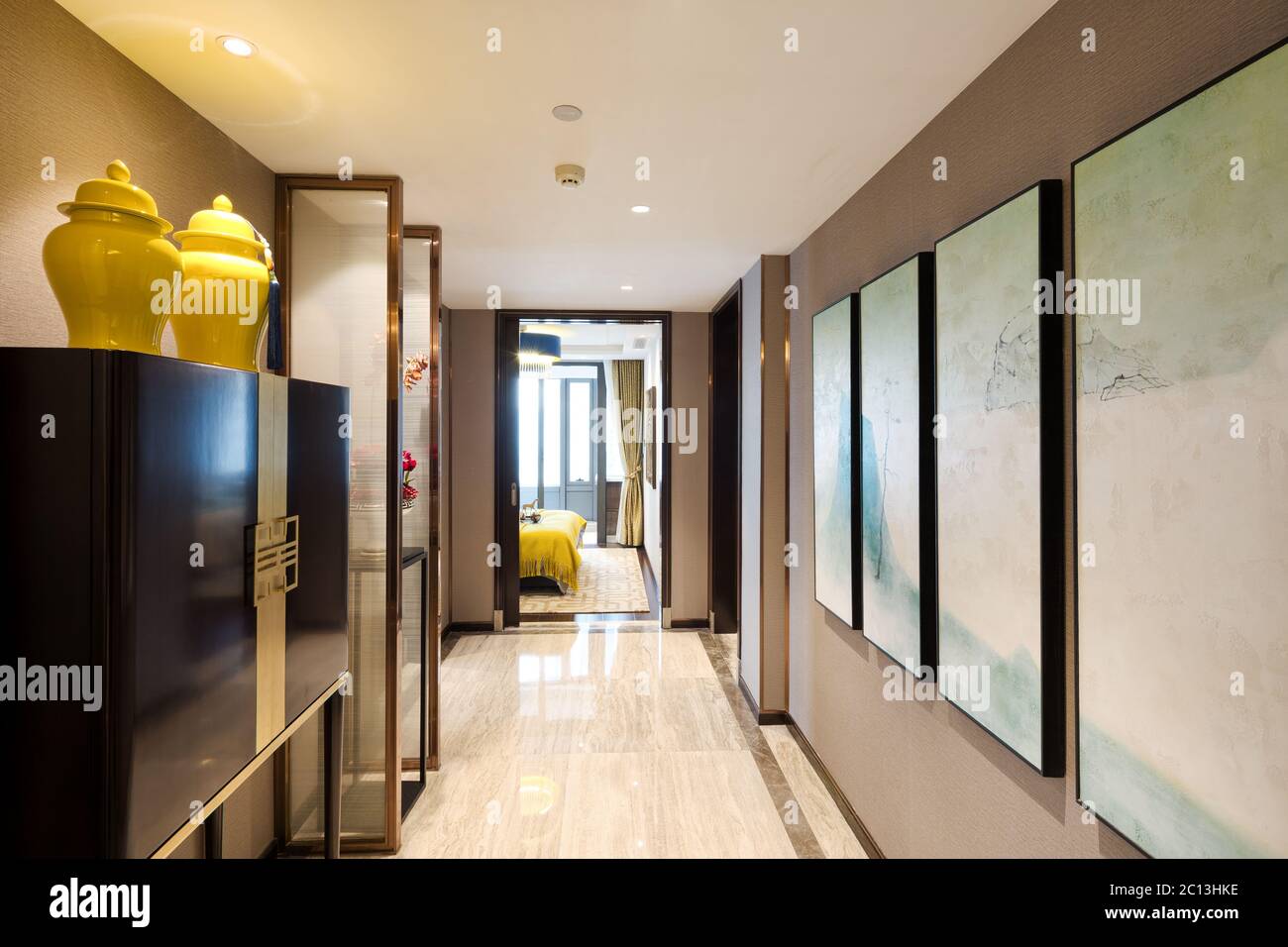 interior of modern corridor Stock Photo - Alamy