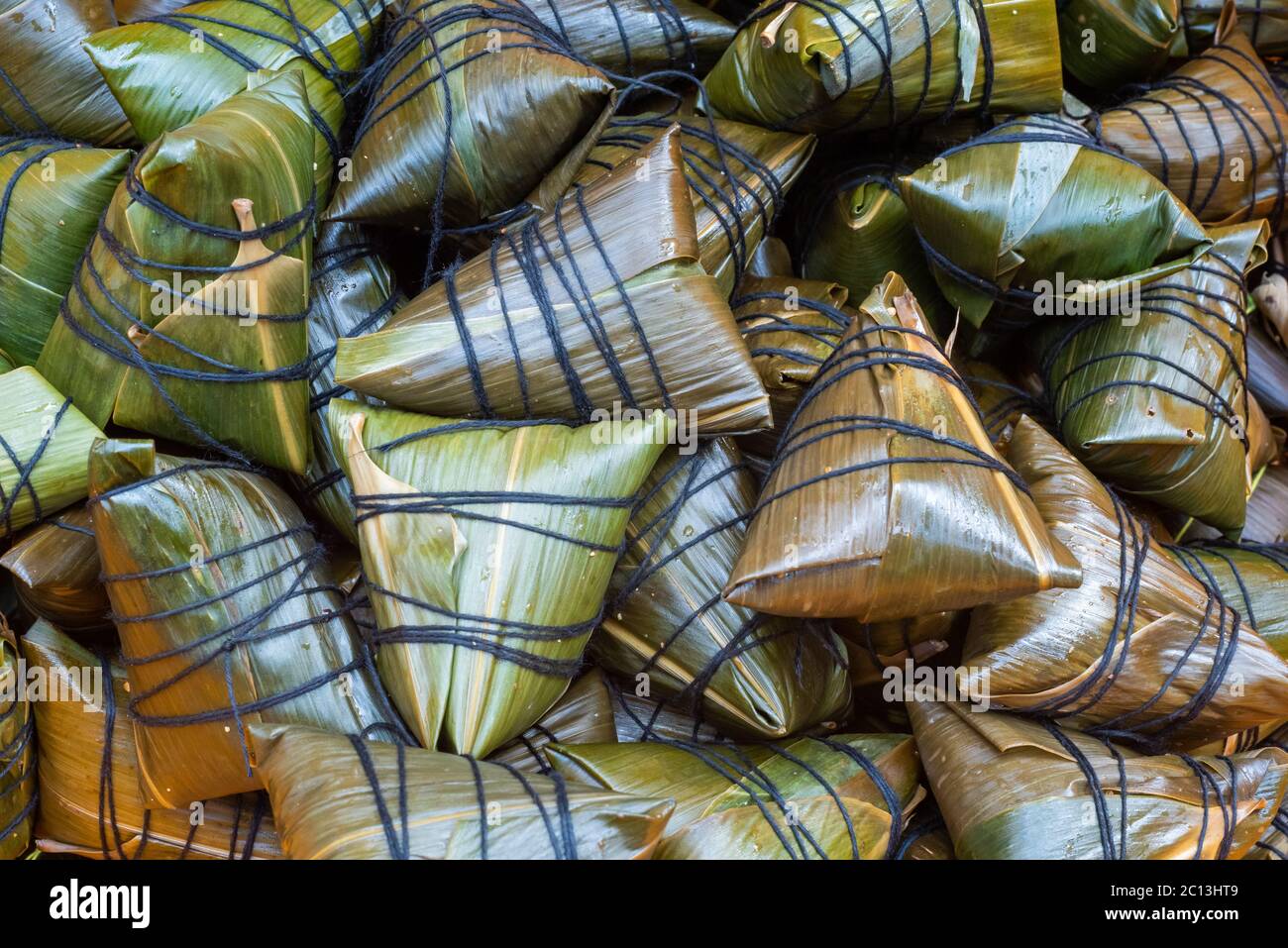 Steamed bamboo wrapped rice hi-res stock photography and images - Alamy
