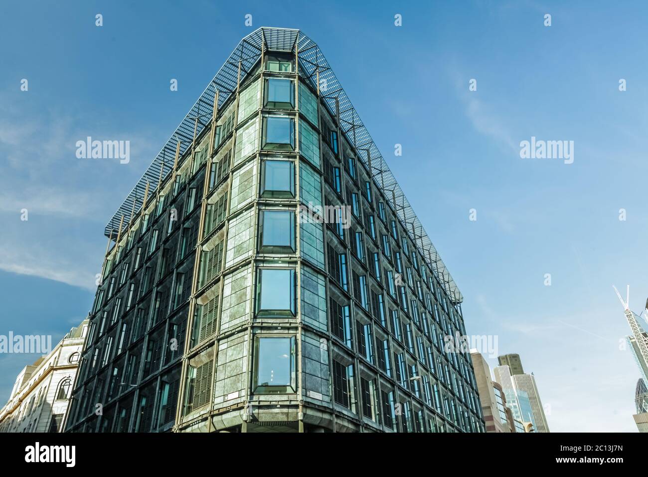 Facade of a commercial building Stock Photo - Alamy