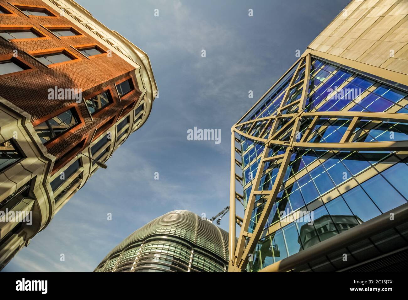 London commercial buildings Stock Photo - Alamy