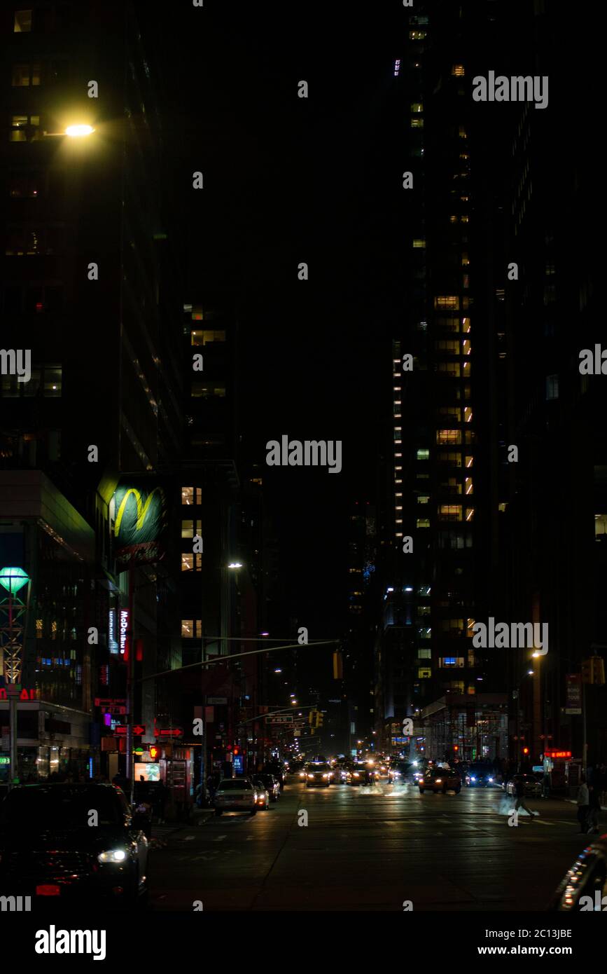 Big skyscraper night in city hi-res stock photography and images - Alamy