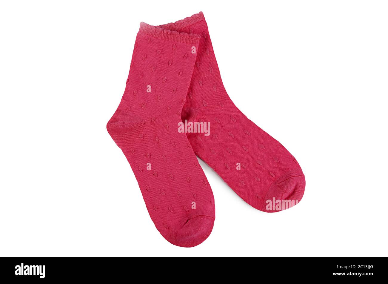 Women's socks isolated on white background Stock Photo - Alamy