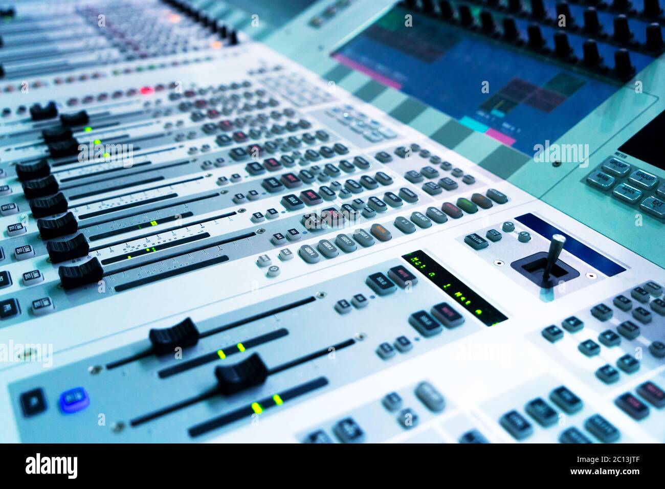 console in modern studio Stock Photo - Alamy