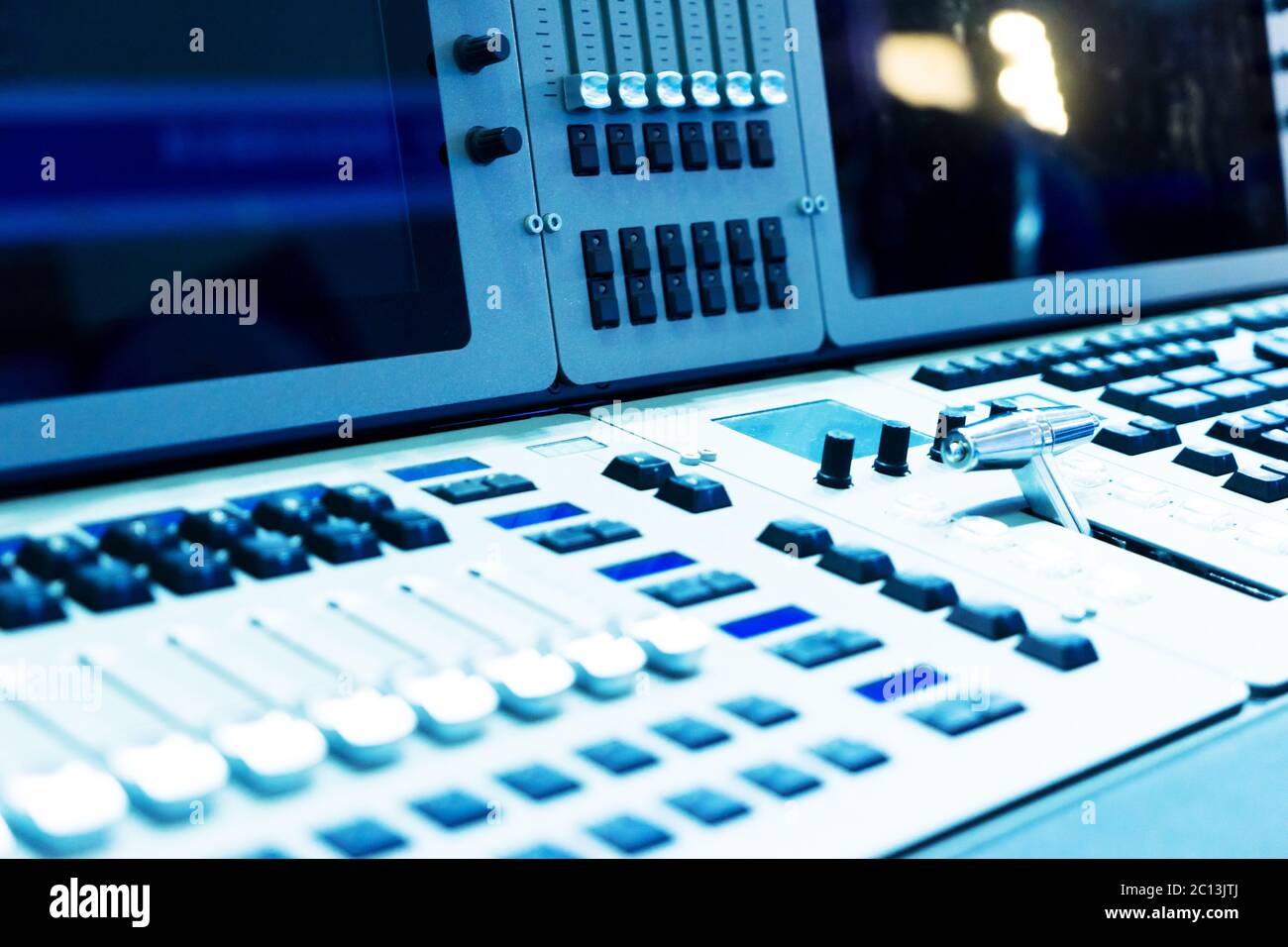 console in modern studio Stock Photo - Alamy