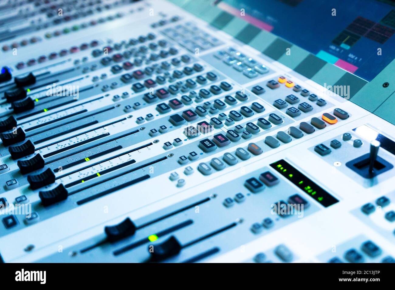 console in modern studio Stock Photo - Alamy
