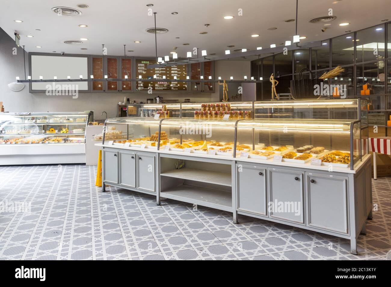 interior of modern bakery Stock Photo - Alamy