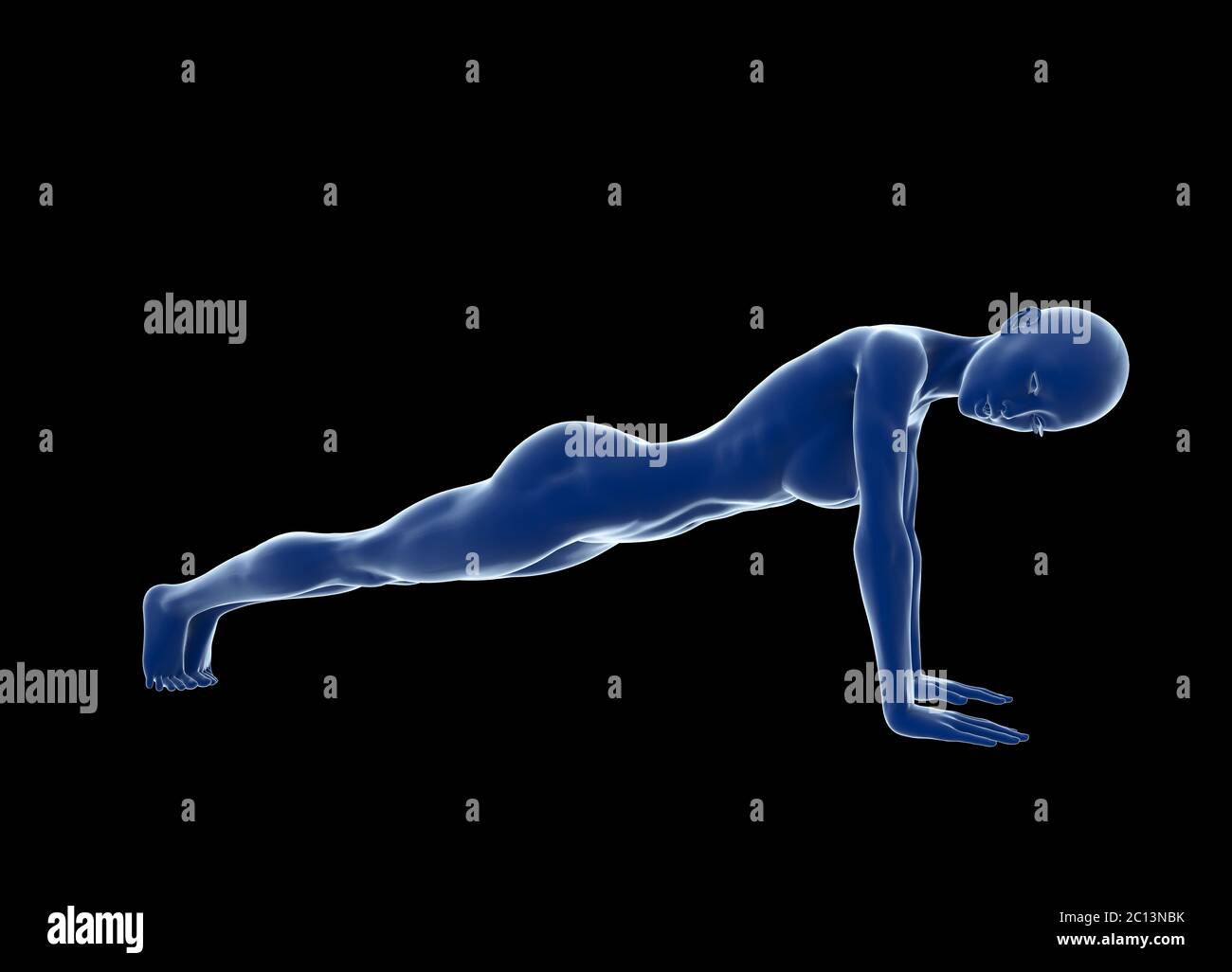 Pushups exercise female hi-res stock photography and images - Alamy