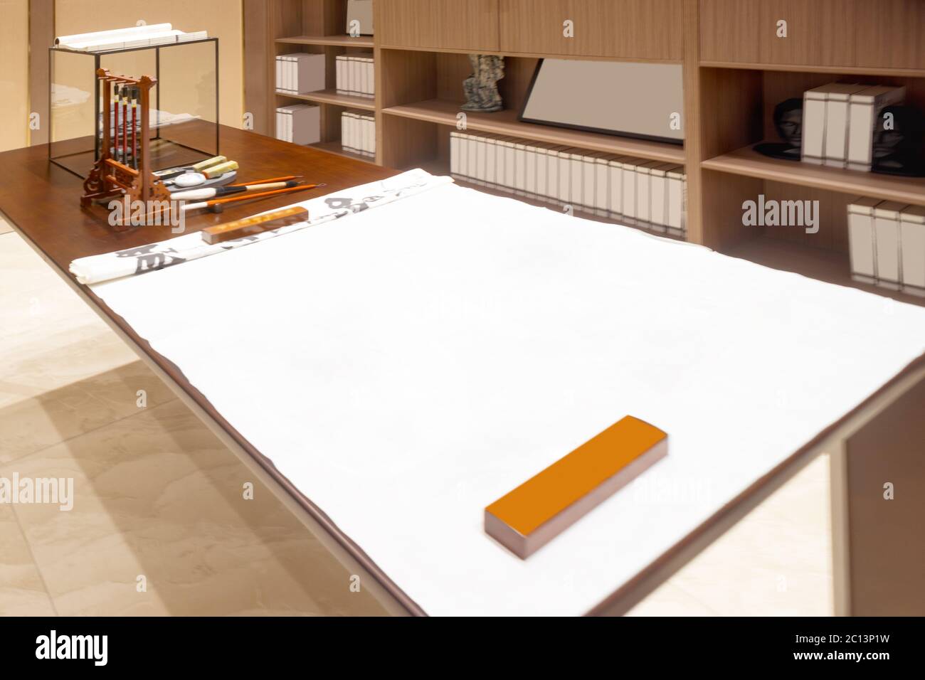 modern study interior Stock Photo - Alamy