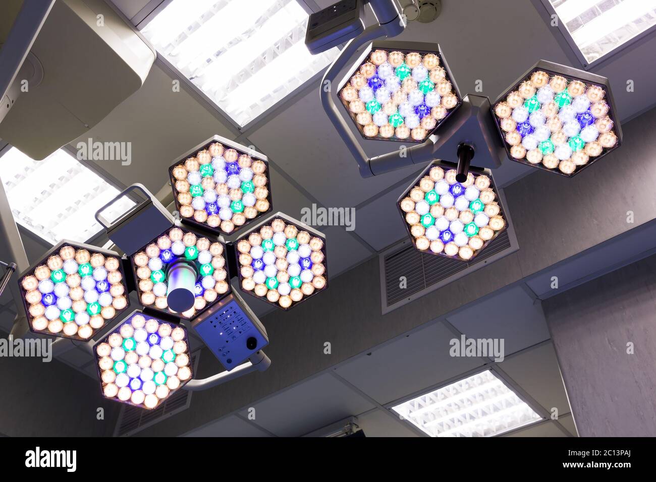 Operating Room Lights Stock Photo - Alamy