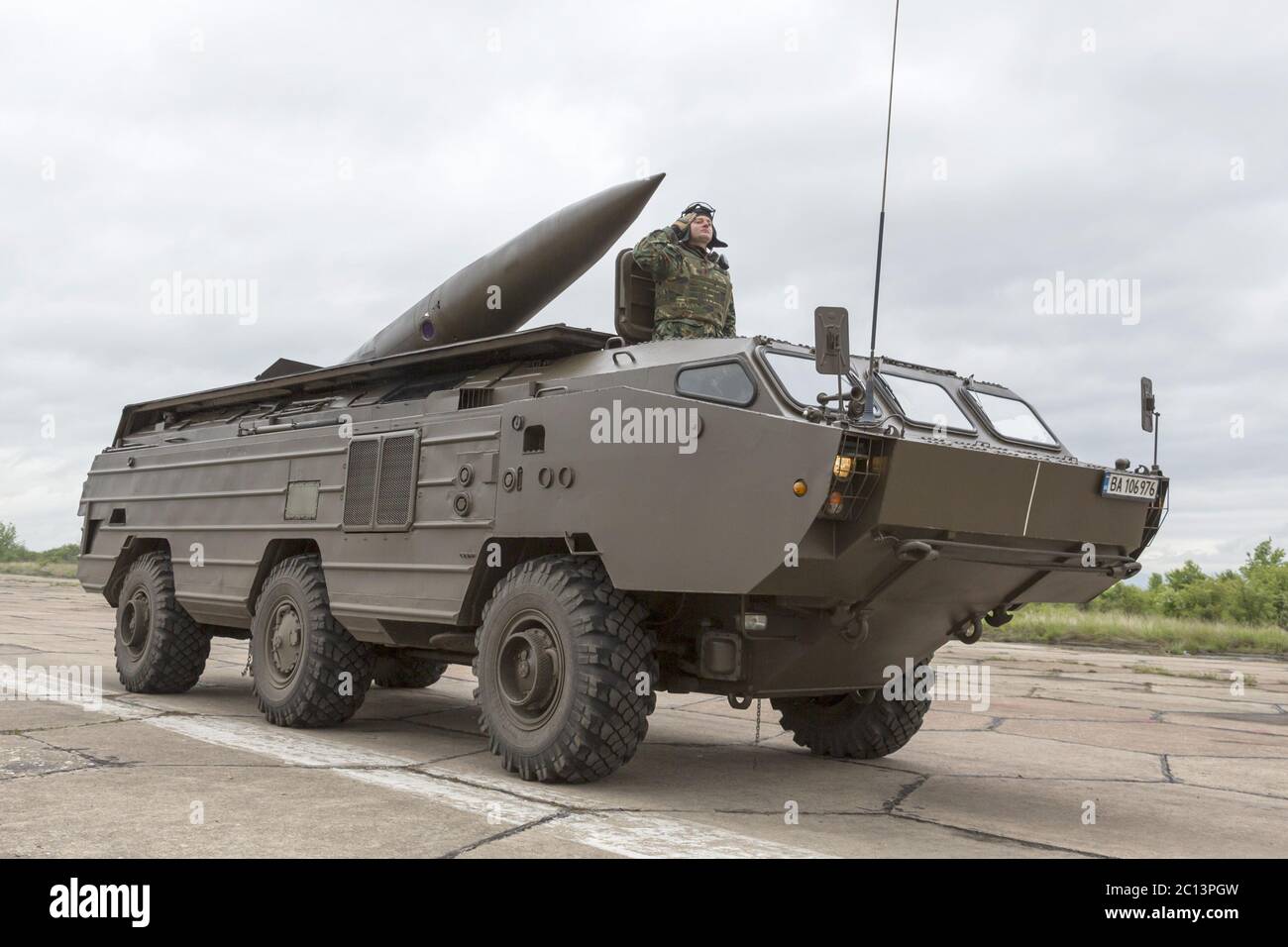 Armoured vehicle for infantry combat with missile Stock Photo - Alamy