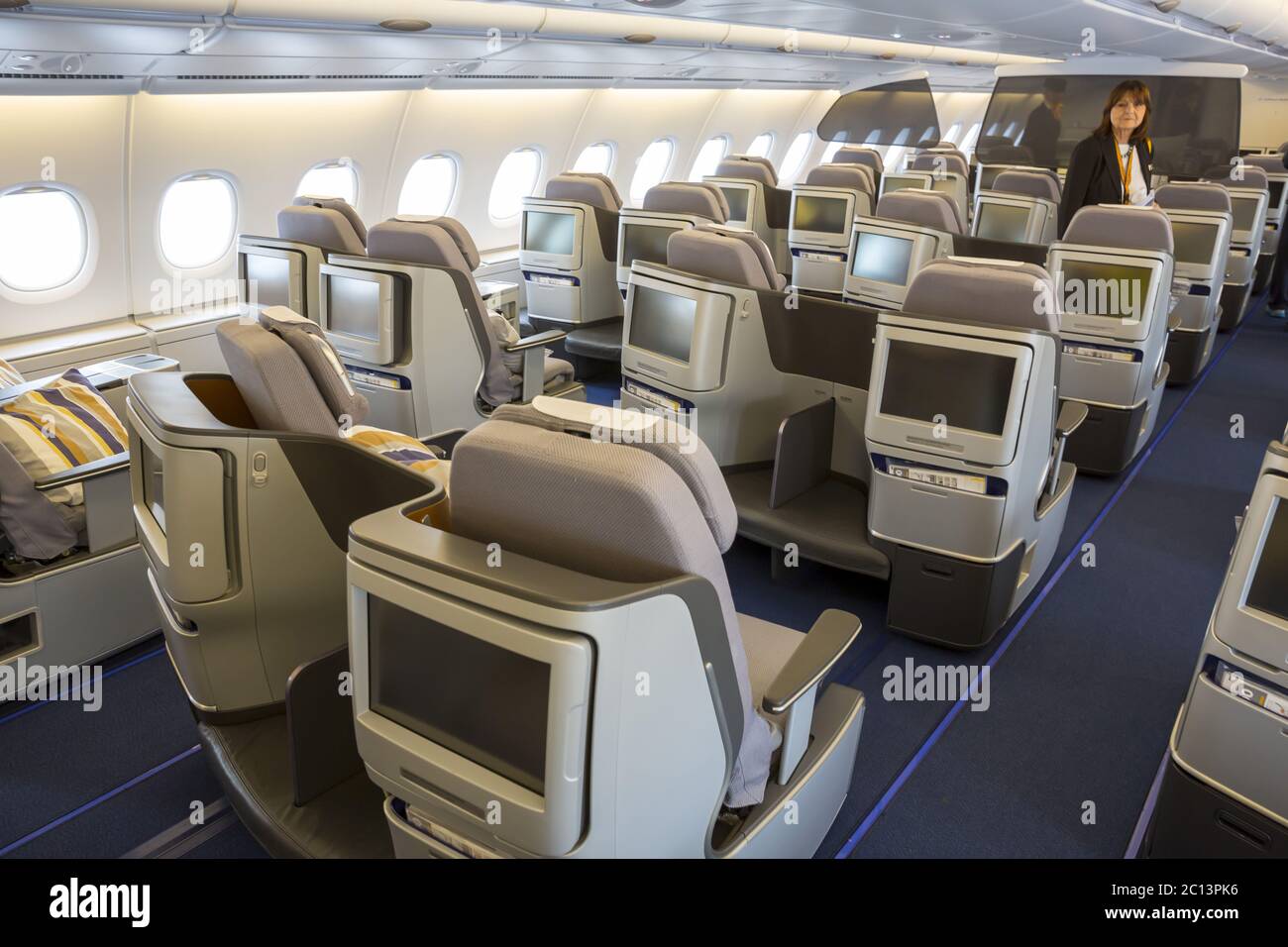 Airbus A380 Interior High Resolution Stock Photography and Images - Alamy