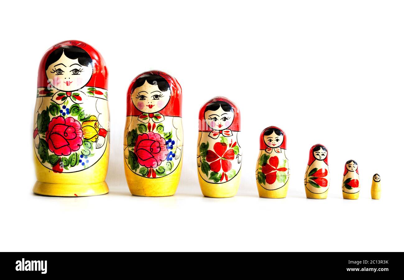 Traditional Russian matryoshka dolls Stock Photo - Alamy