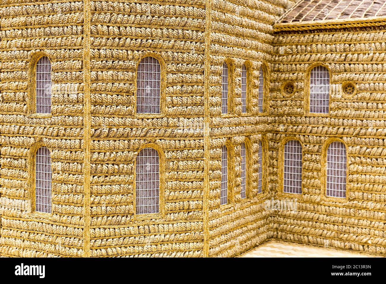 Wheat model church art Stock Photo - Alamy