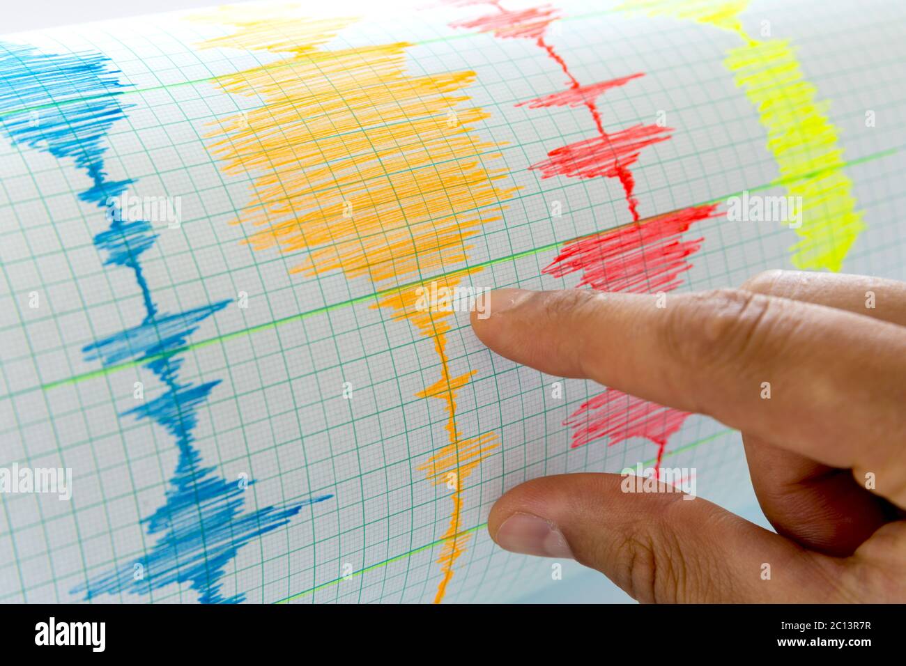 Seismometer graph hi-res stock photography and images - Alamy