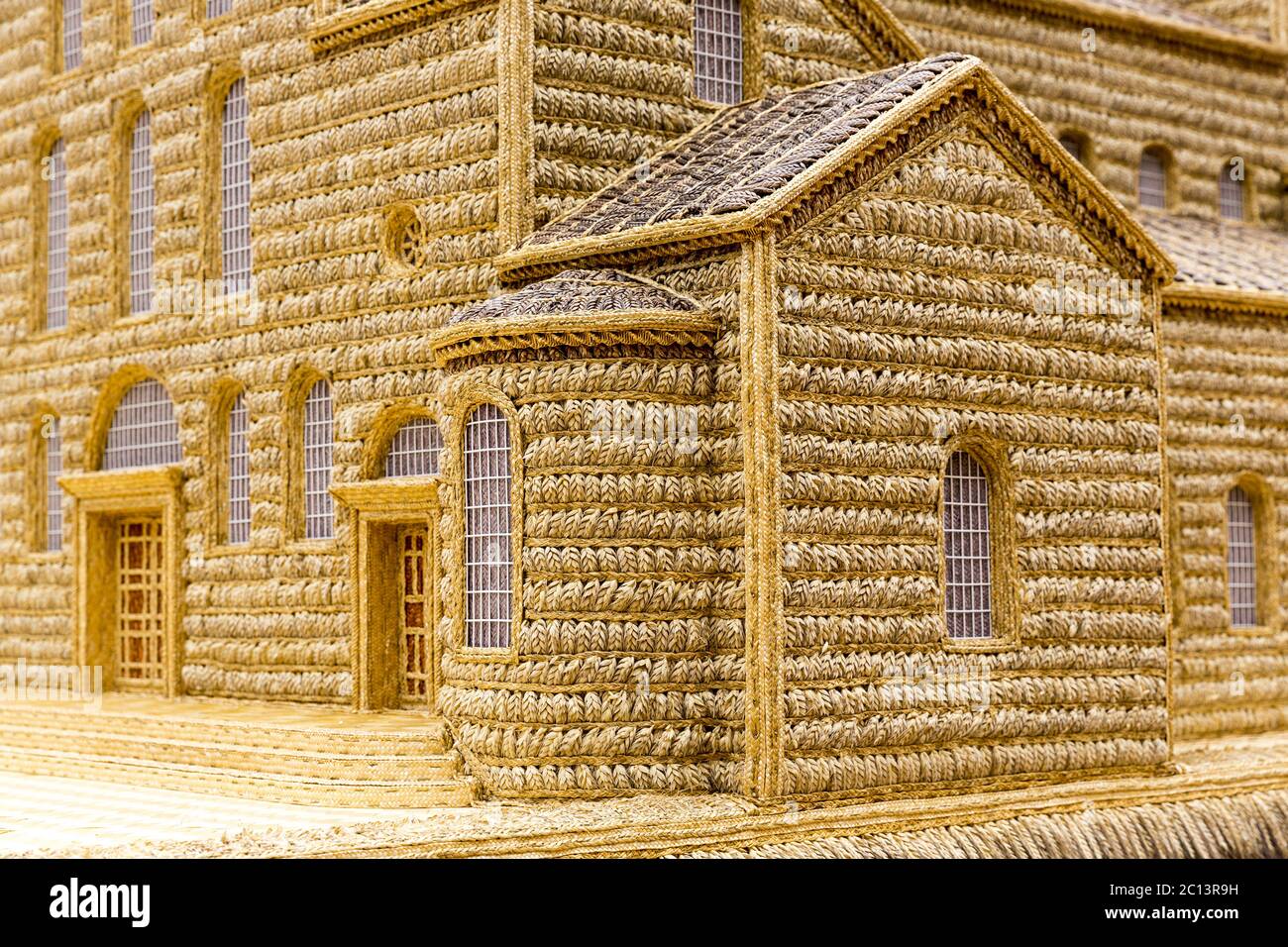 Wheat model church art Stock Photo - Alamy