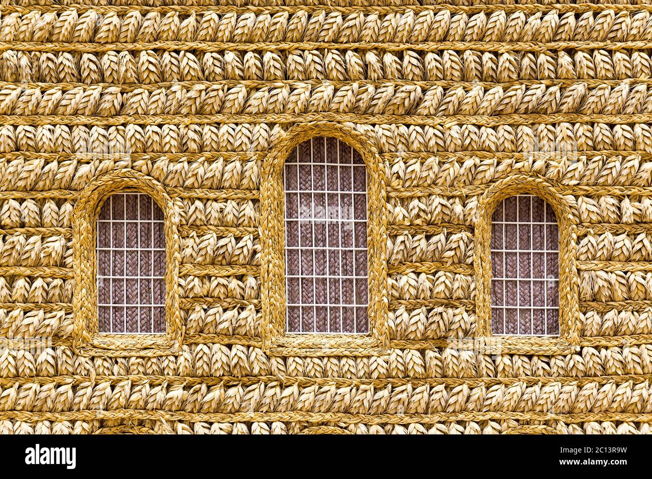 Wheat model church art Stock Photo - Alamy