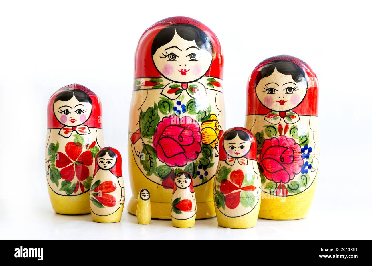 Traditional Russian matryoshka dolls Stock Photo - Alamy