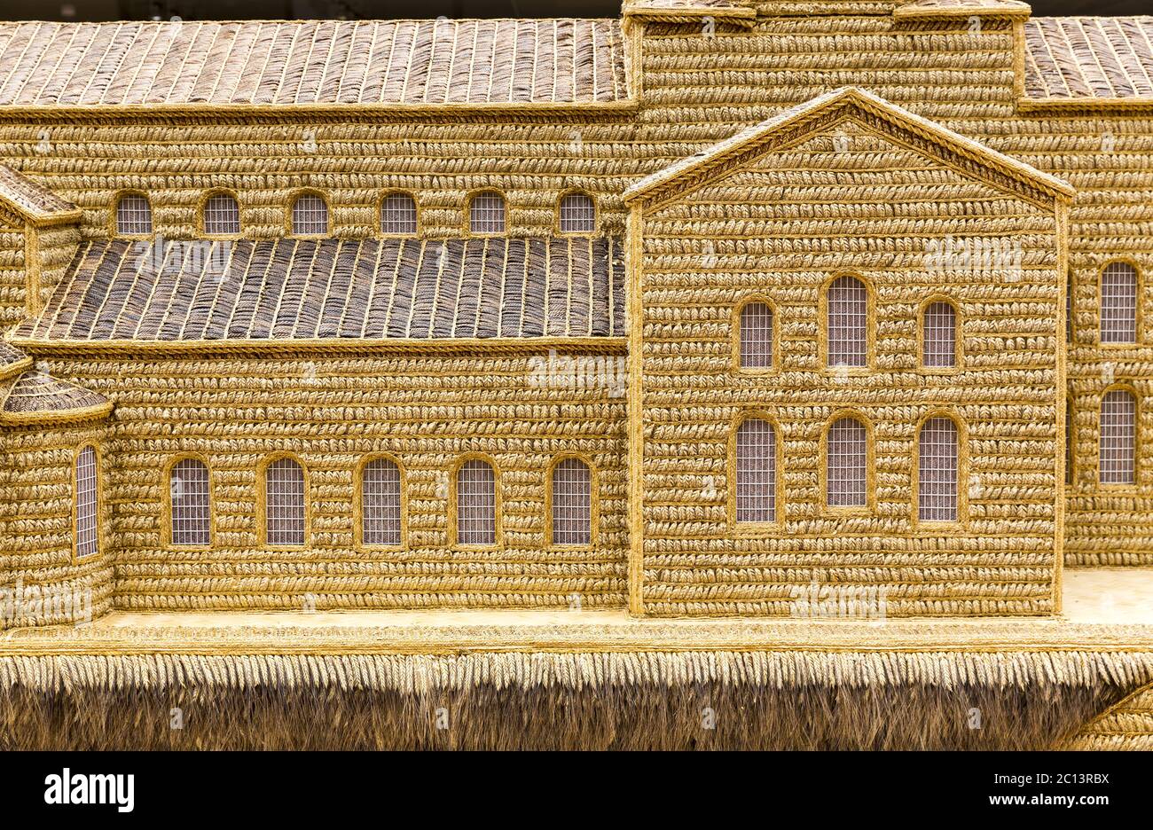 Wheat model church art Stock Photo - Alamy