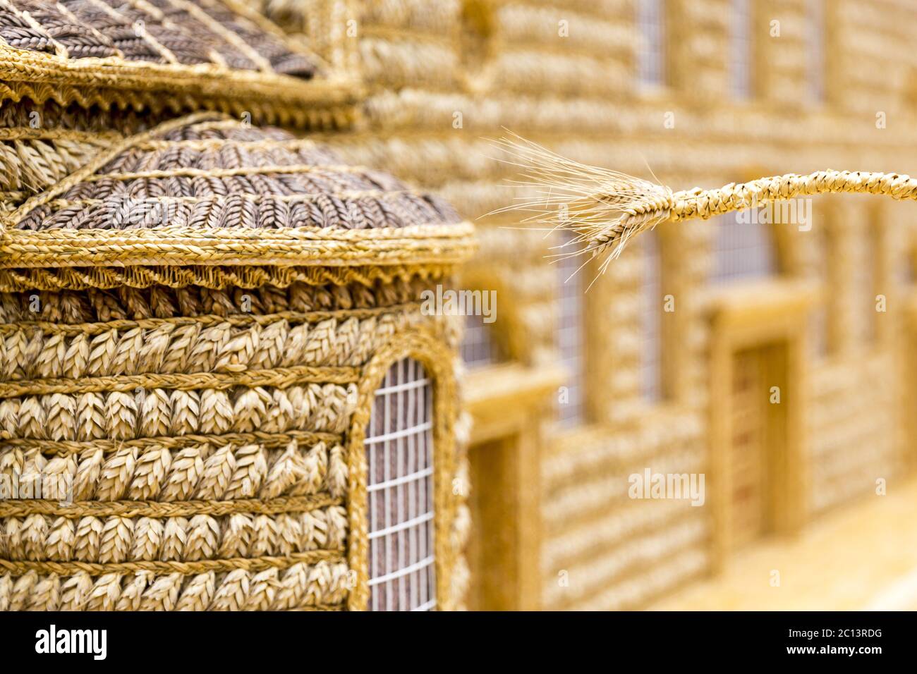 Wheat model church art Stock Photo - Alamy
