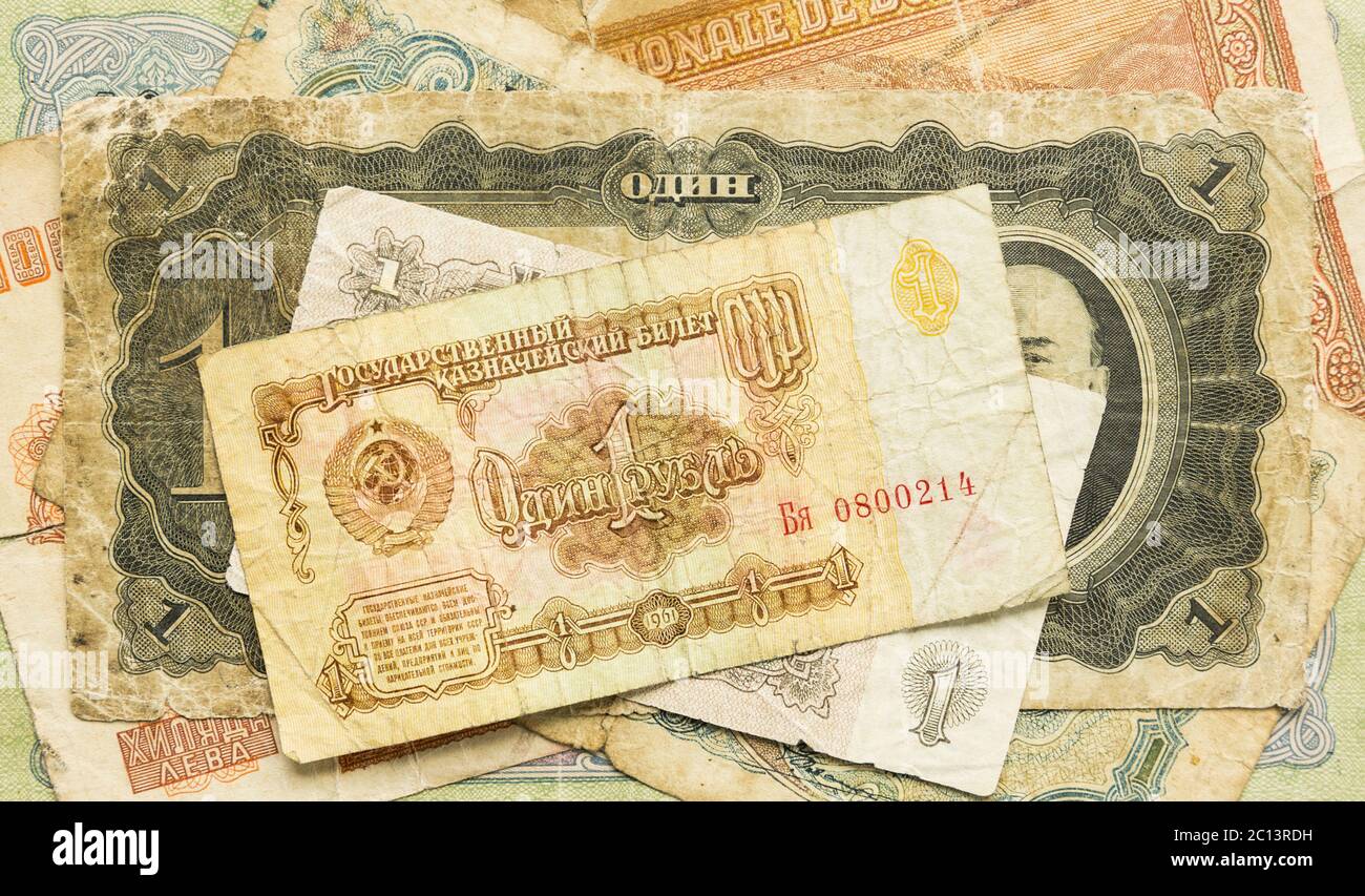 Old ussr money hi-res stock photography and images - Alamy