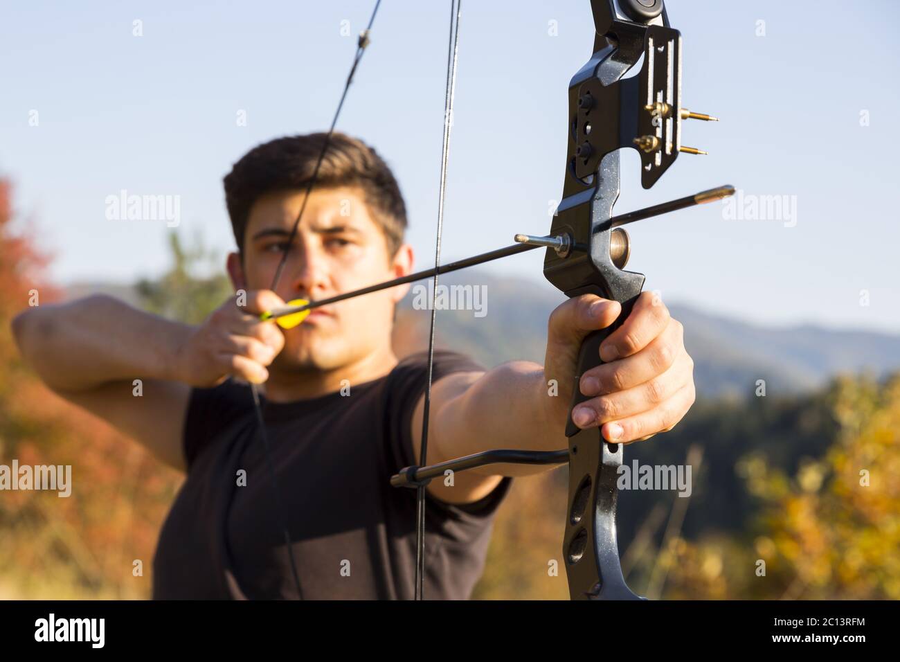 Archer drawing hi-res stock photography and images - Alamy