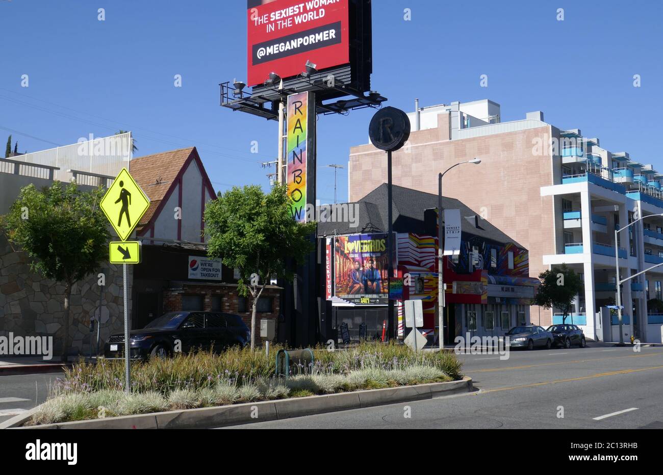 West Hollywood, California, USA 13th June 2020 A general view of ...