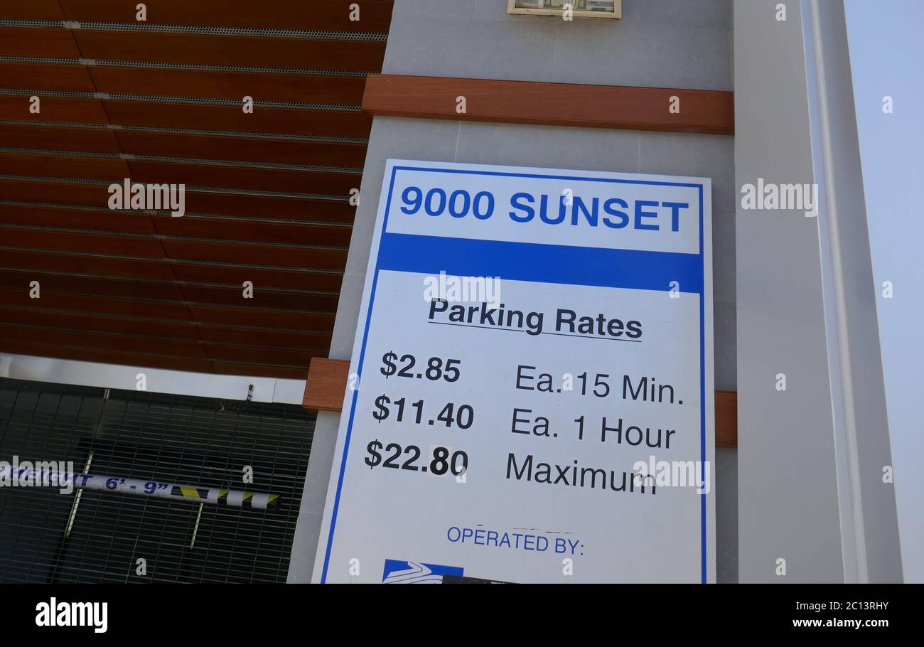 West Hollywood, California, USA 13th June 2020 A general view of former ...