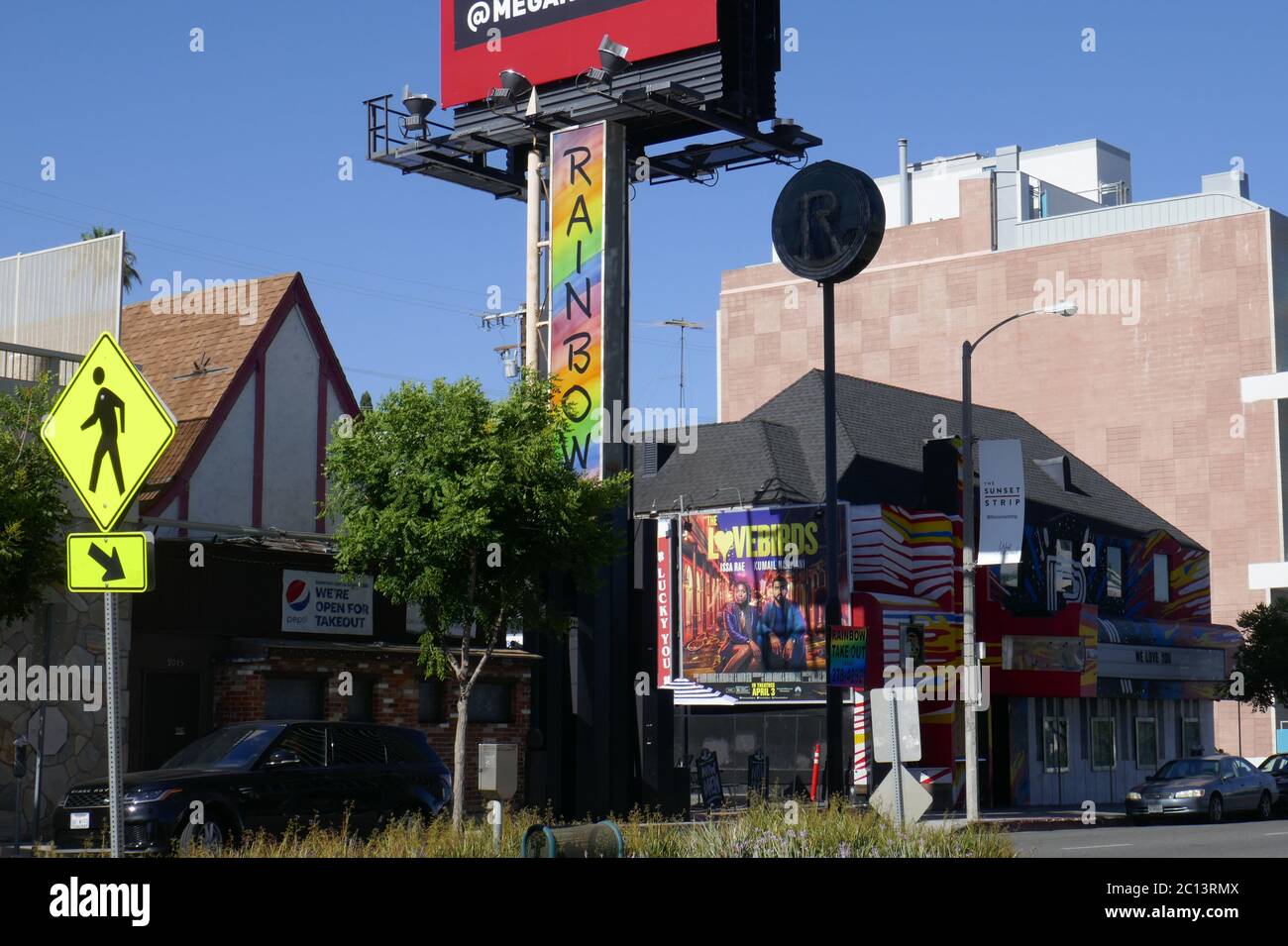 West Hollywood, California, USA 13th June 2020 A general view of ...