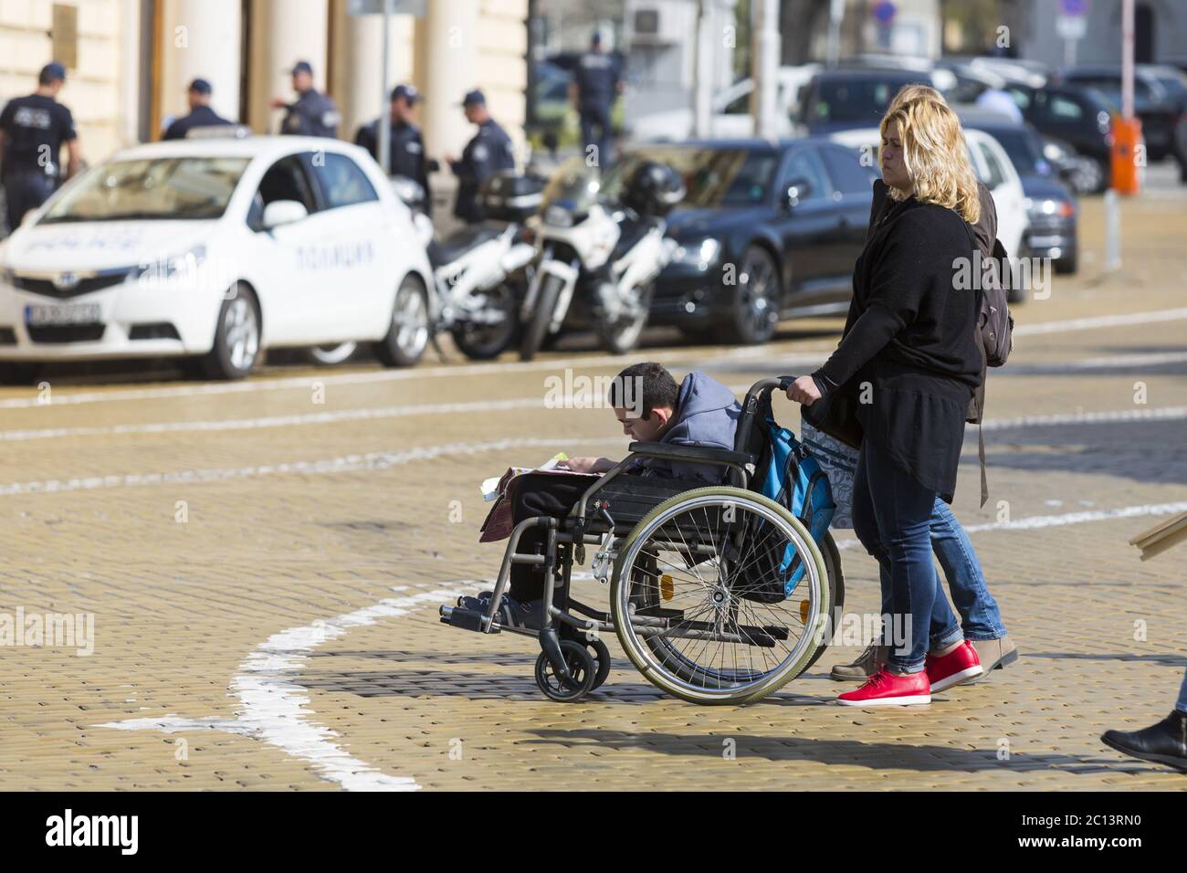 Mentally handicapped people hi-res stock photography and images - Alamy