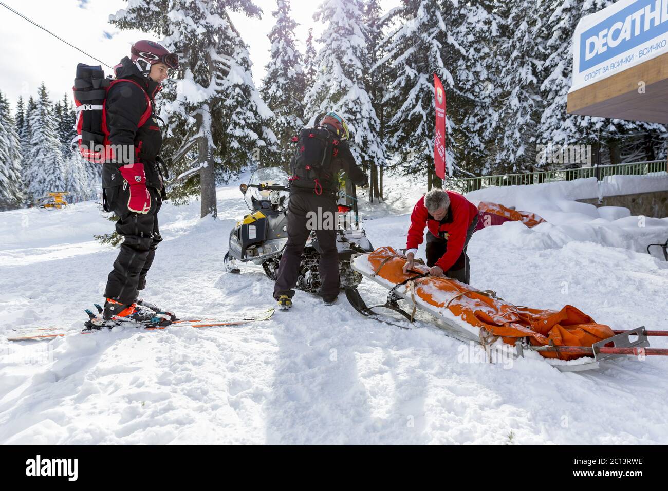 Mountain rescue service Stock Photo - Alamy