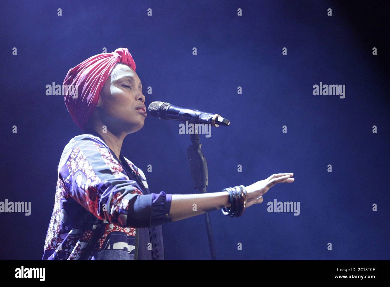 French singer Imany Stock Photo - Alamy