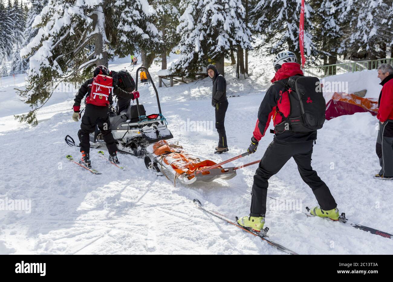 Mountain rescue service Stock Photo - Alamy