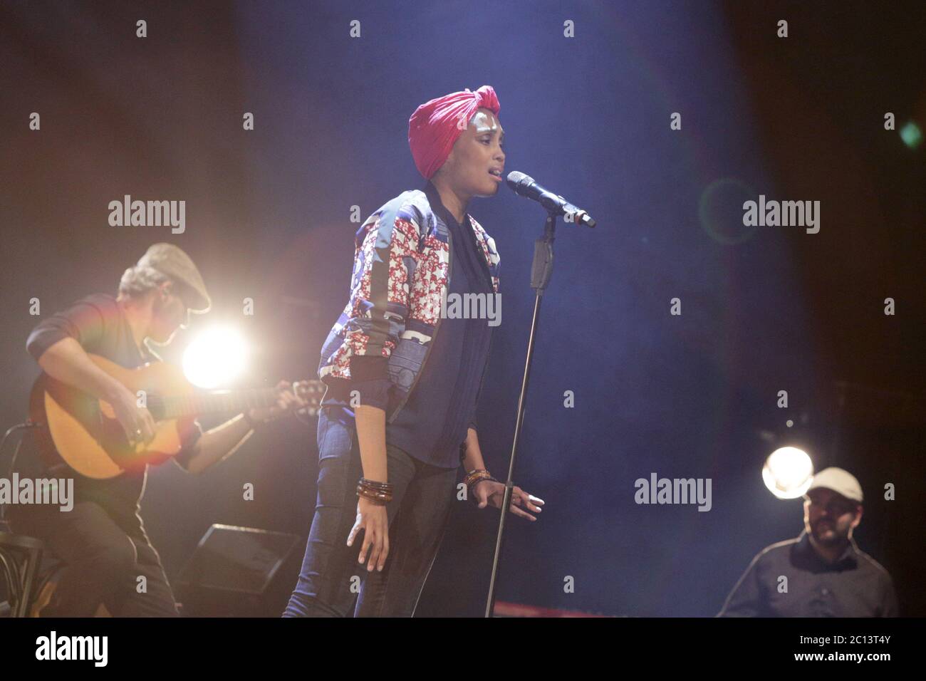 French singer Imany Stock Photo - Alamy
