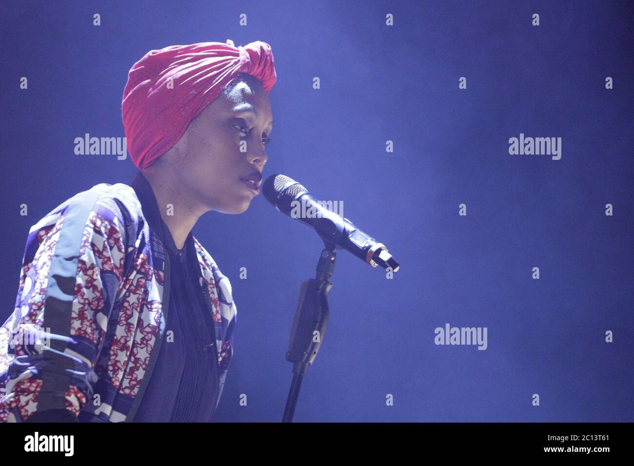 French singer Imany Stock Photo - Alamy