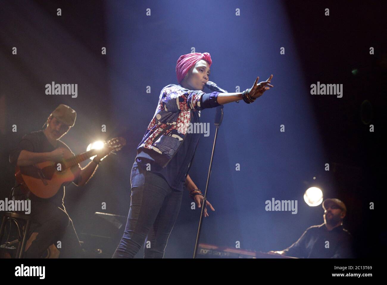French singer Imany Stock Photo - Alamy