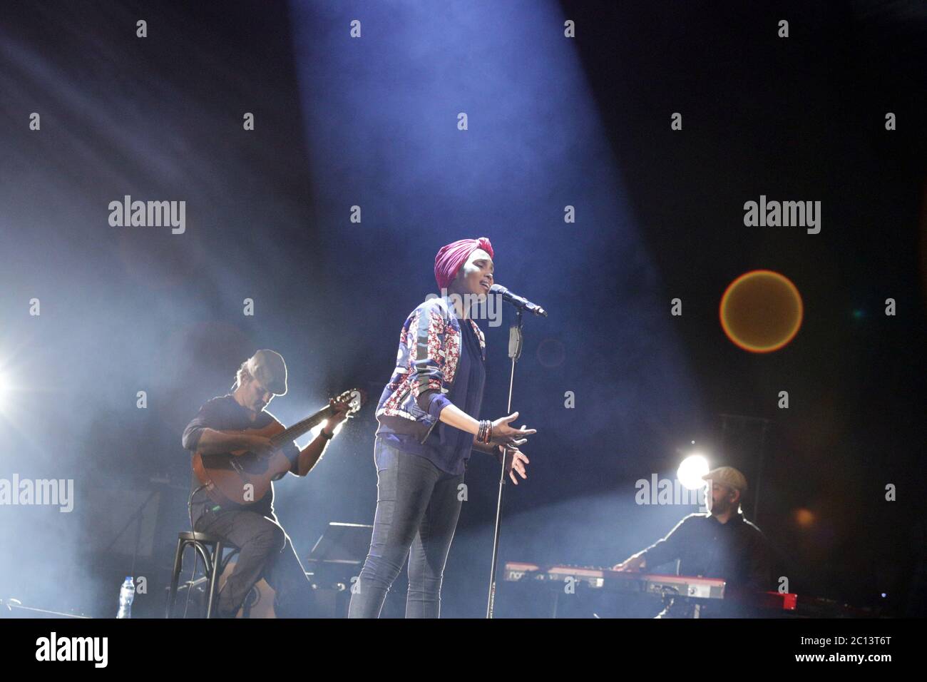 French singer Imany Stock Photo - Alamy