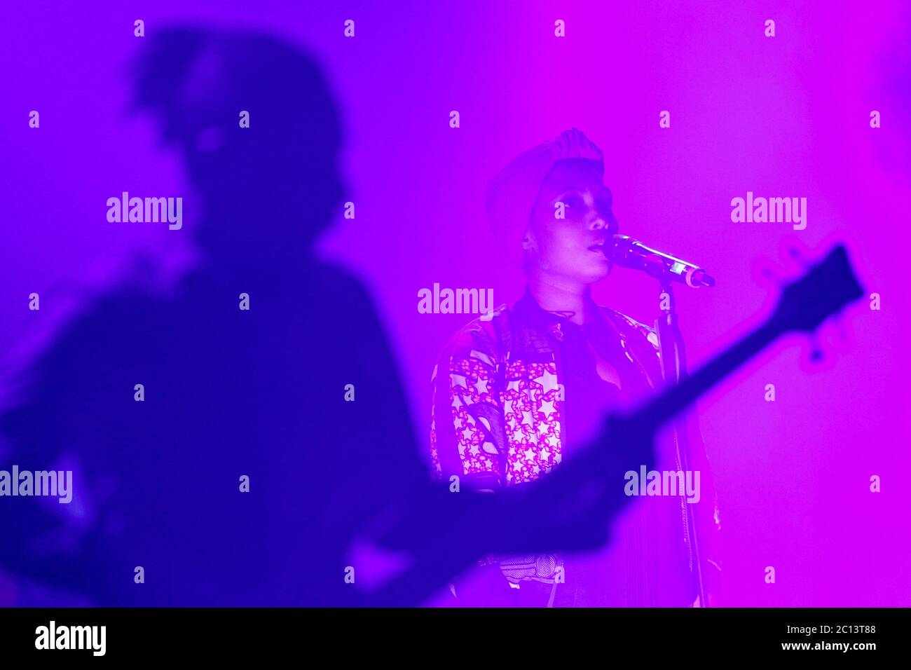 French singer Imany Stock Photo - Alamy