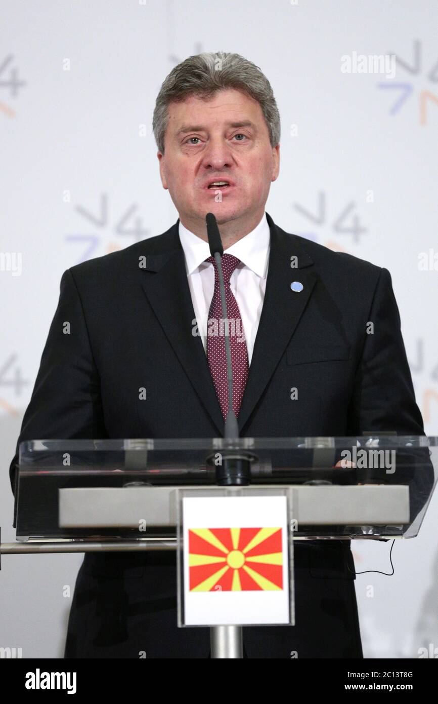 Gjorge ivanov speaking hi-res stock photography and images - Alamy