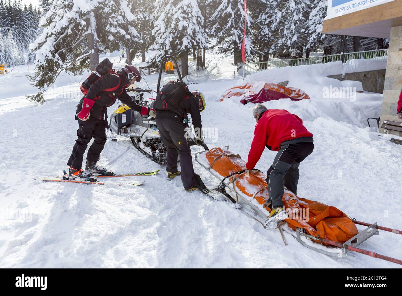 Mountain rescue service Stock Photo - Alamy