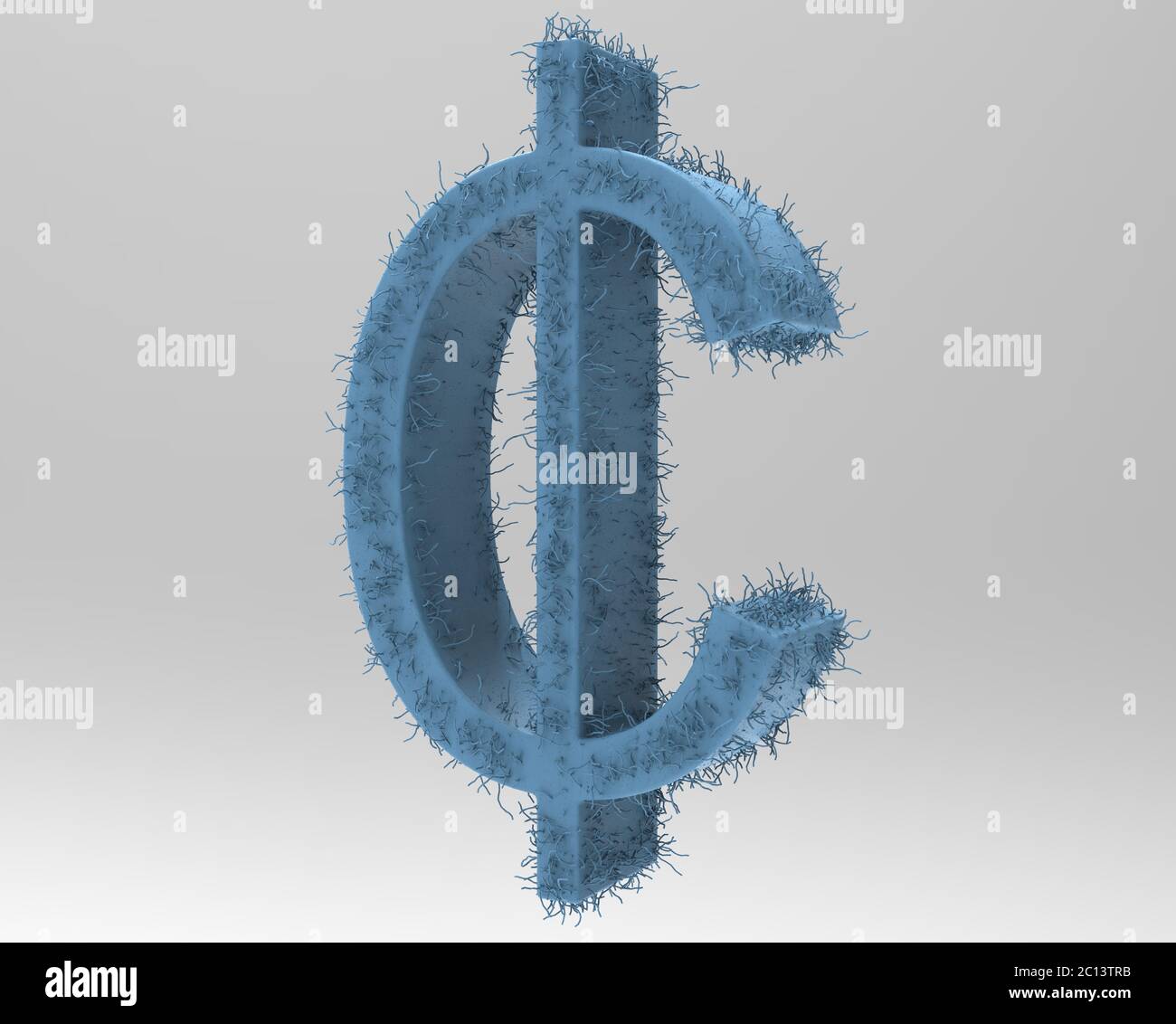 Cent symbol sign isolated centas sent 3d render Stock Photo - Alamy