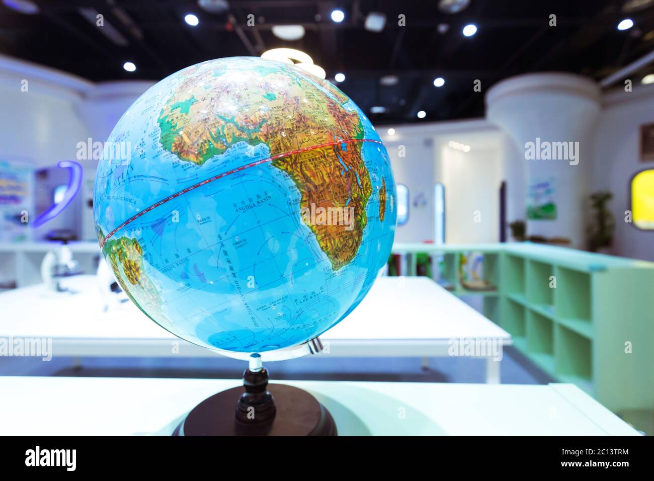 elegance tellurion in modern shopping mall Stock Photo - Alamy