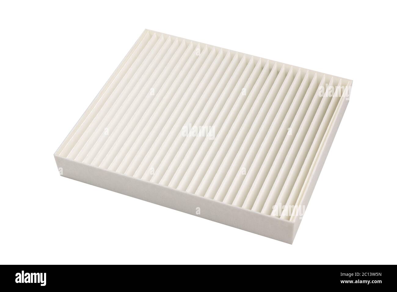 isolated new air filter on white background Stock Photo - Alamy