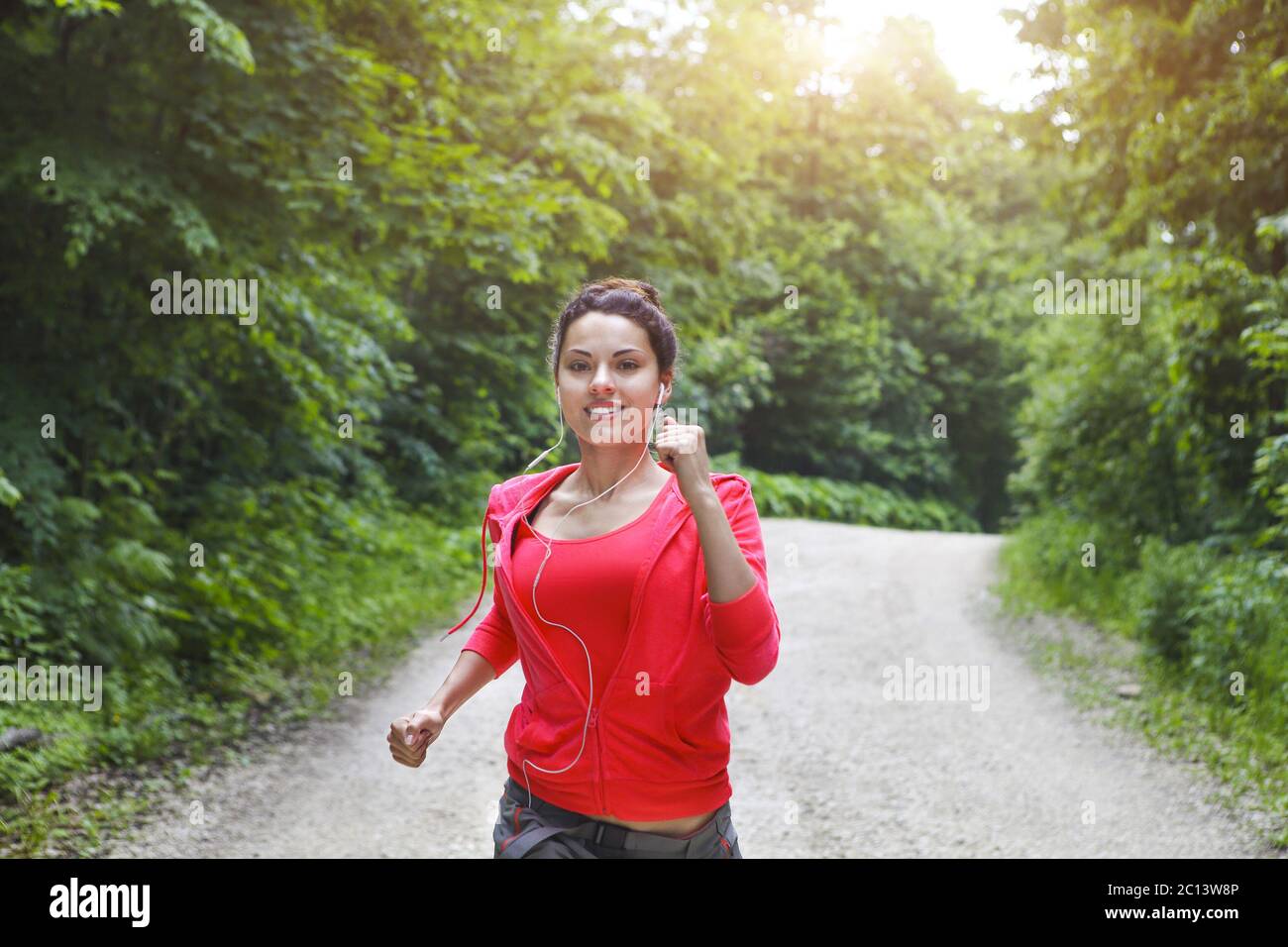 Lady running hi-res stock photography and images - Alamy