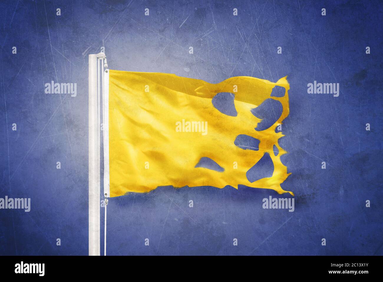 Yellow caution flag hi-res stock photography and images - Alamy