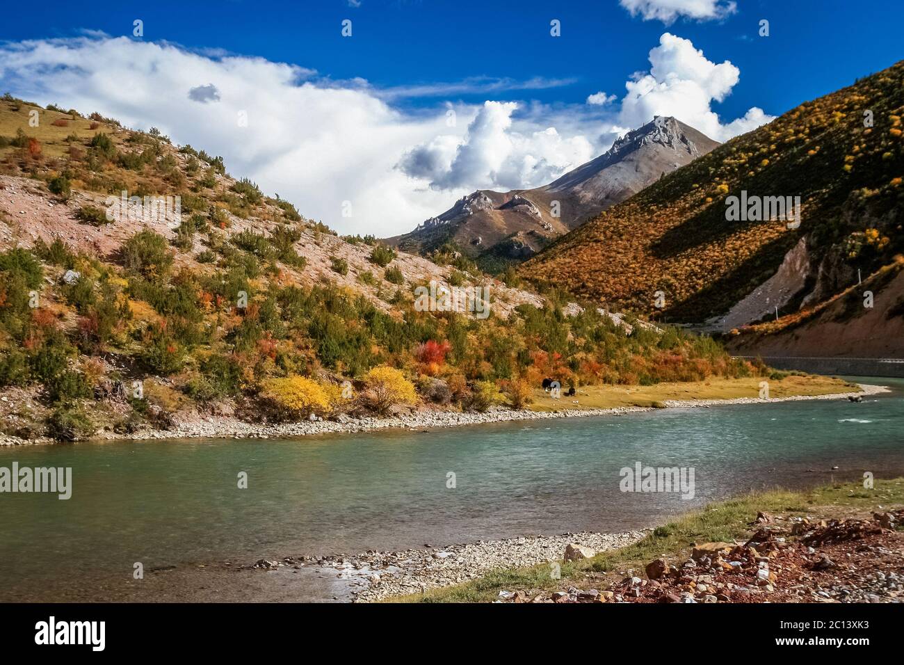 Tibetan river hi-res stock photography and images - Alamy